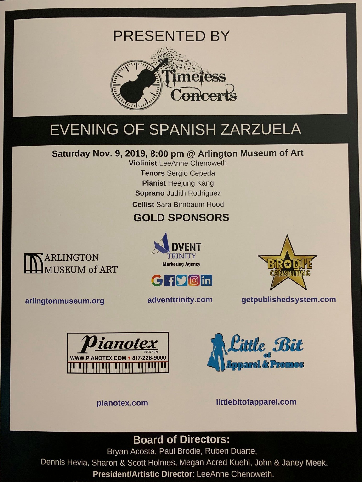 Gallery - Timeless Concerts